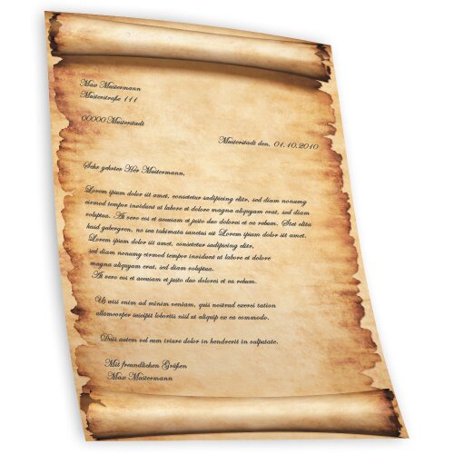 Old Paper Old Style | Stationery Paper Antique & History | PARCHMENT