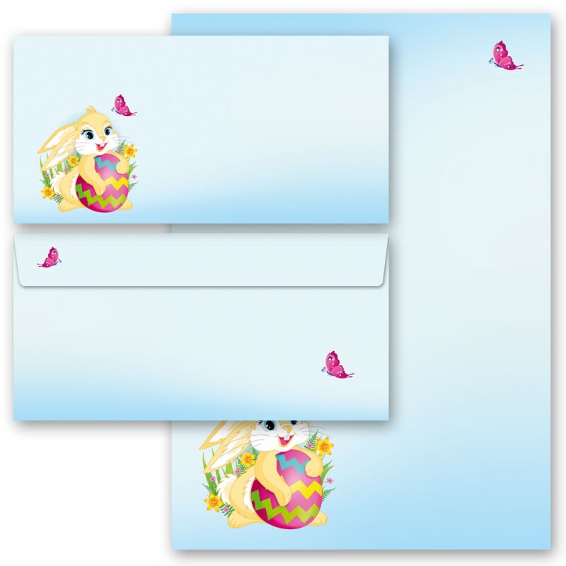 Stationery Set EASTER BUNNY 20-pieces | Paper-Media