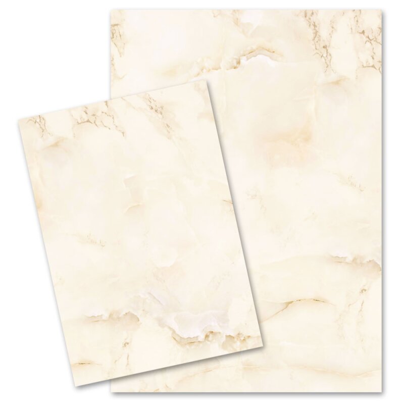 Thick paper 190 g/m², | Marble Beige Marble & Structure | Paper-Media