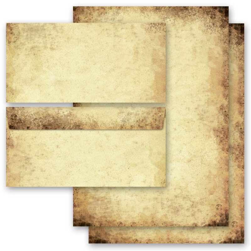 Motif Stationery sets OLD PAPER Shop Online | Paper-Media
