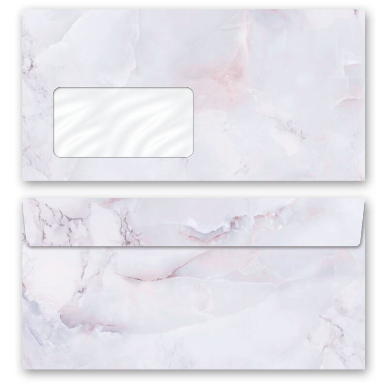 Briefumschläge Marmor & Struktur Motiv MARMOR FLIEDER Marmorpapier Um