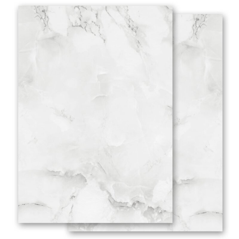 Marmorpapier | Briefpapier Marmor & Struktur MARMOR HELLGRAU | Paper-